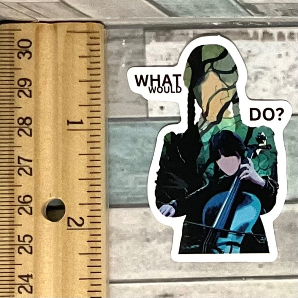 Office | 110 Wednesday Addams Reusable Waterproof Vinyl Sticker Decal ...